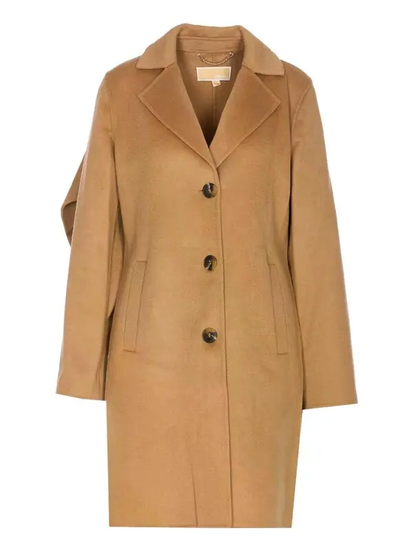 Michael Kors Single-breasted Coat - Brown