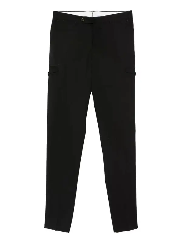 PT TORINO Straight-leg Trousers - Black