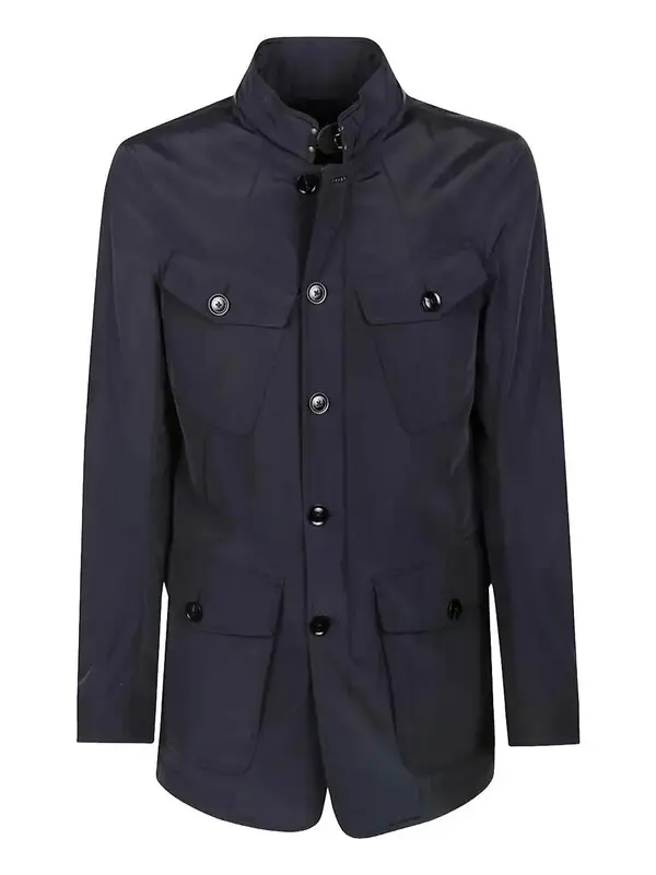 TOM FORD Button-up Jacket - Blue