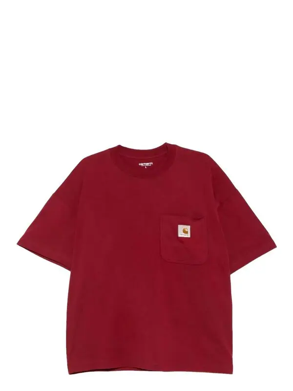 Carhartt Work In Progress Logo-patch T-shirt - Red