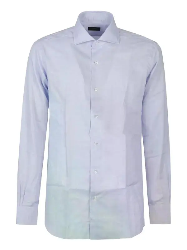BARBA NAPOLI Cotton Shirt - Blue