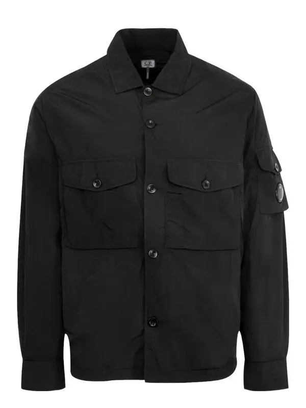 C.P. COMPANY Lens-pocket Shirt Jacket - Black