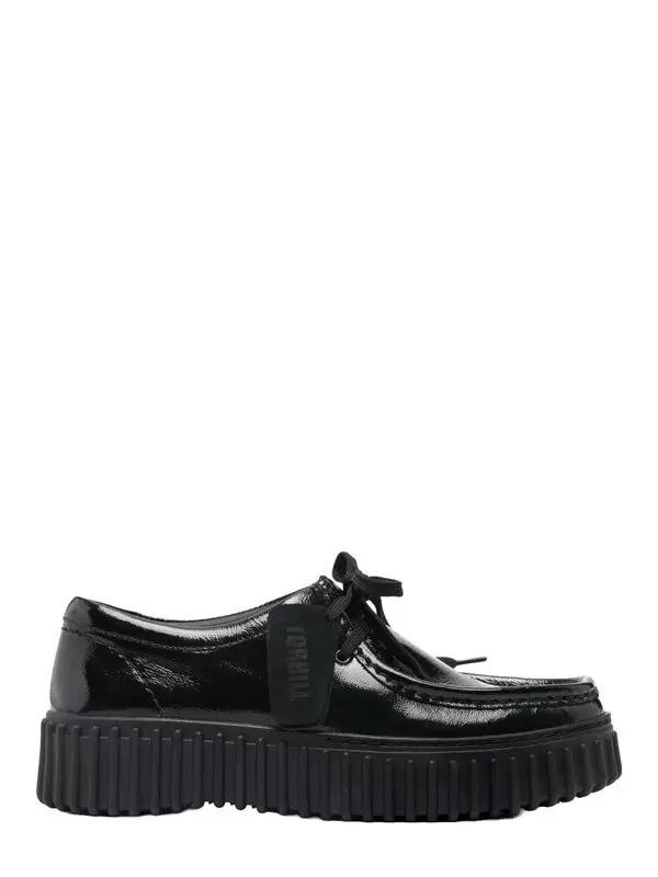 Clarks Torhill Bee Leather Sneakers - Black