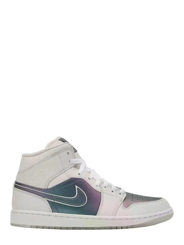 JORDAN Iridescent Mid-top Sneakers - White