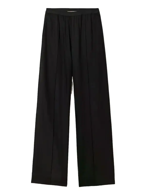 Plan C Elastic-waist Trousers - Black