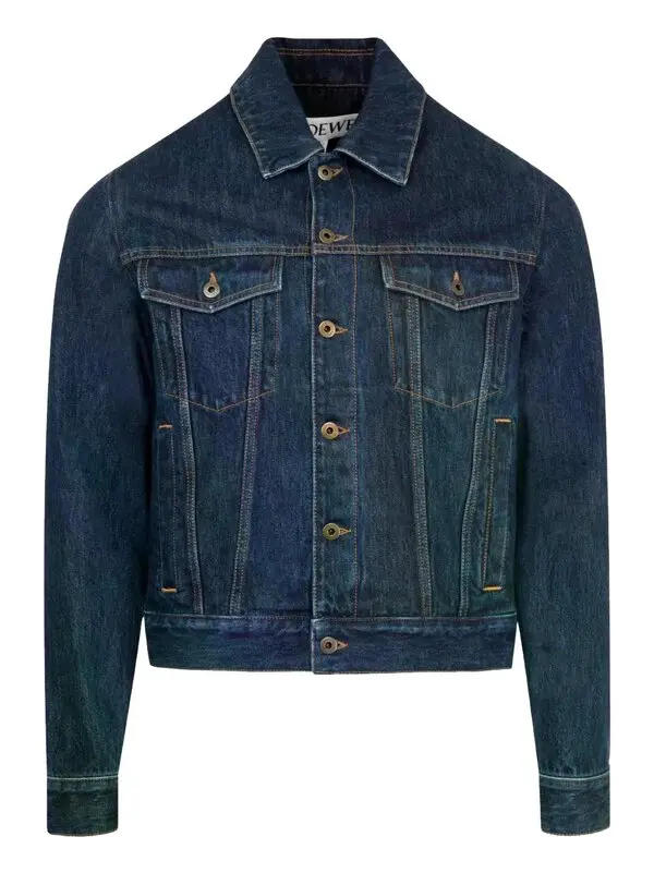 Loewe Hybrid Denim Jacket - Blue