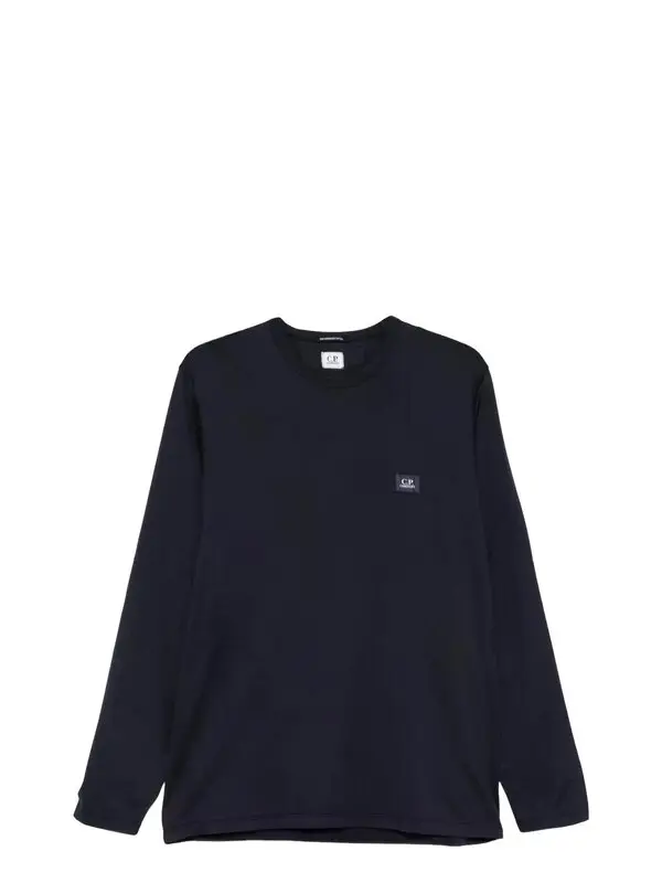 C.P. COMPANY Logo-patch Sweater - Blue