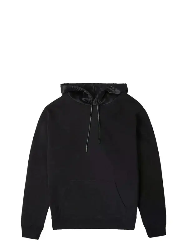 RtA Hooded Sweatshirt With Silk Lining - Black