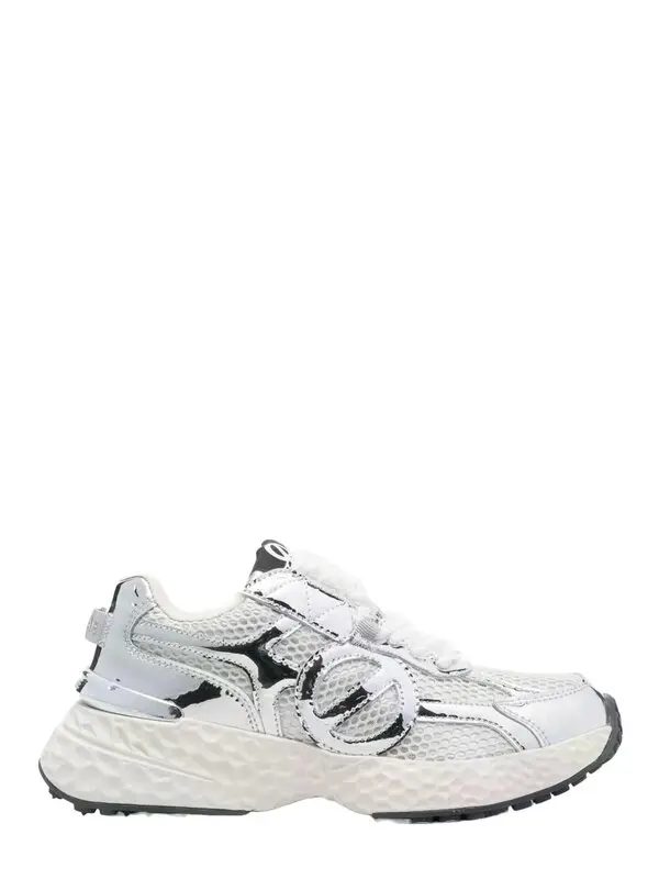 NO NAME Metallic-finish Sneakers - Silver