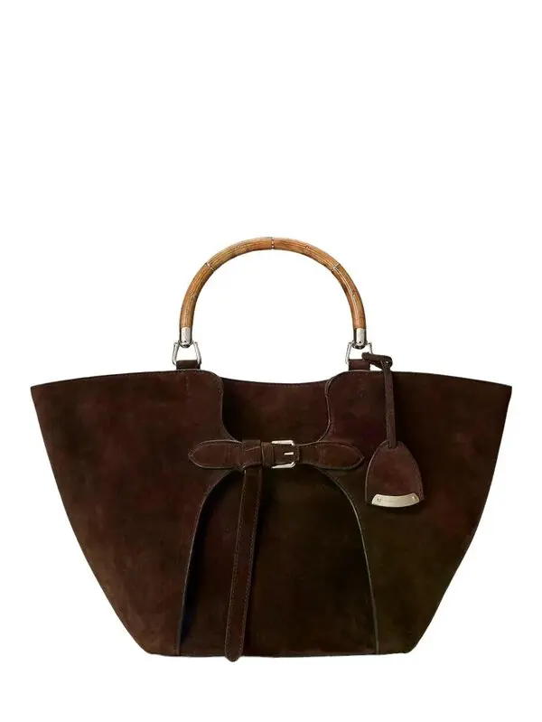 Ralph Lauren Suede Tote Bag - Brown
