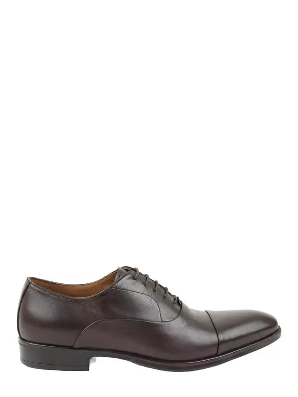 Bruno Magli Locascio Leather Lace-up Shoes - Black