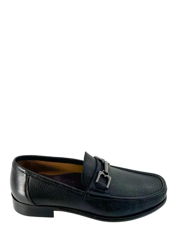 Bruno Magli Trieste Leather Loafers - Black