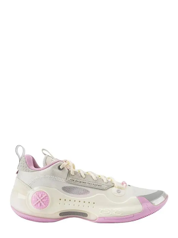 LI-NING Way Of Wade Low Storm Surge Sneakers - Cream/soft Pink/light Grey