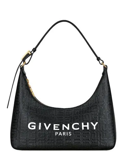 Givenchy Moon Cut Out Small Shoulder Bag - Black/white