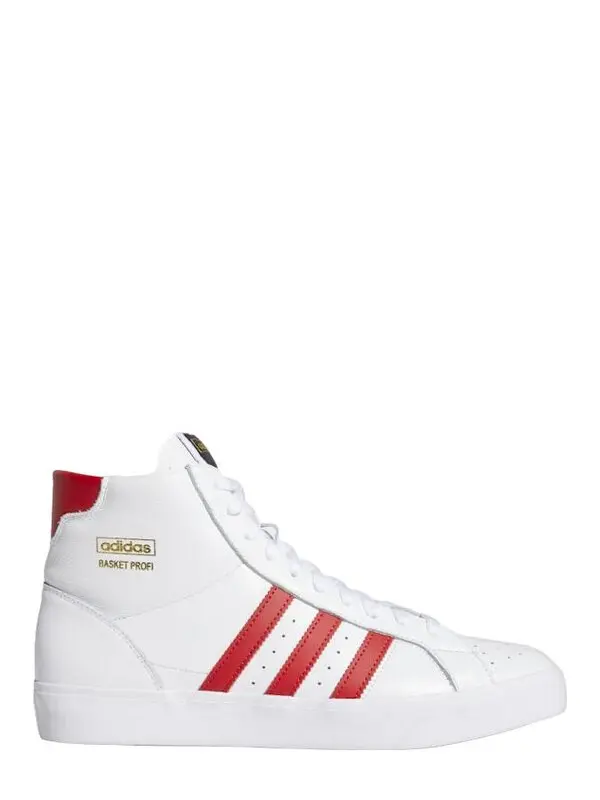Adidas Basket Profi Sneakers - Cloud White/scarelet Red/gold Metallic