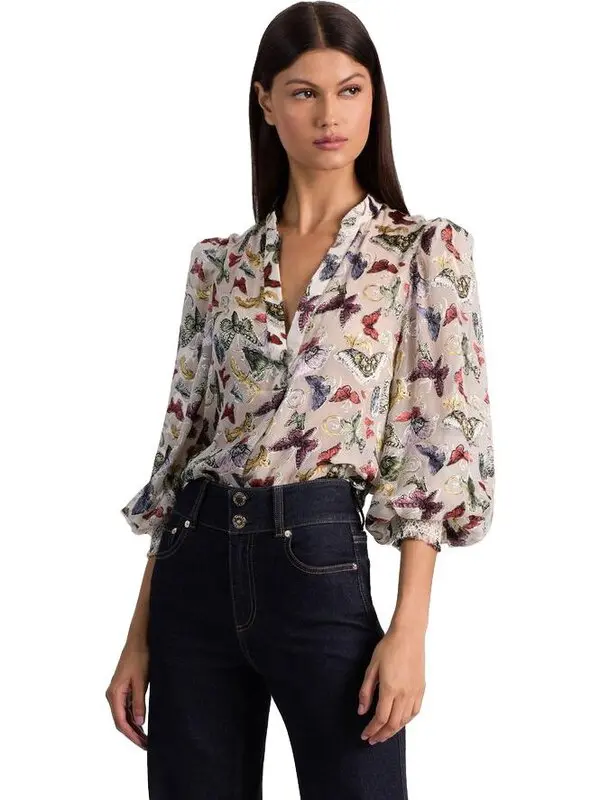 Alice + Olivia Sheila Blouse - Floral