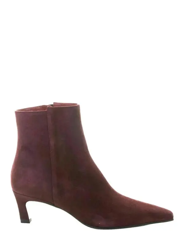 Roberto Festa 50mm Pointed-toe Zip Boots - Red