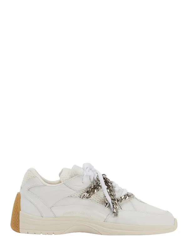 GIUSEPPE ZANOTTI Low-top Leather Sneakers - White