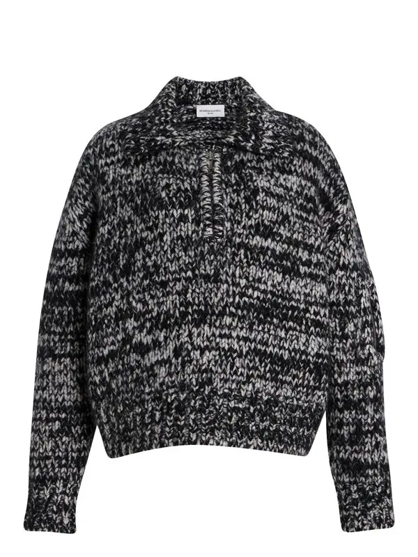 Brandon Maxwell The Posie Cashmere-blend Sweater - Grey