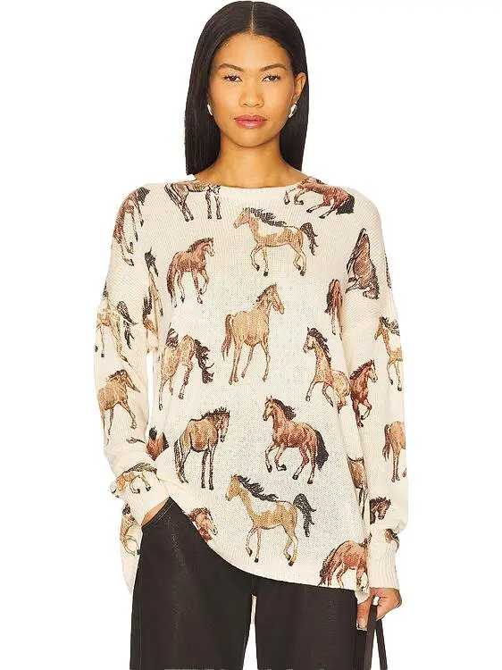 Show Me Your Mumu Bonfire Sweater - Wild Horses Knit