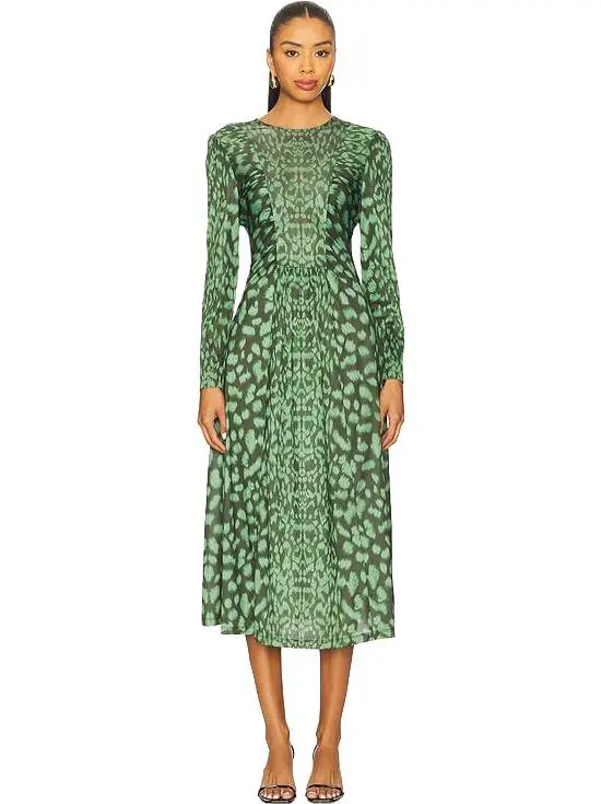 Sea Claude Midi Dress - Green