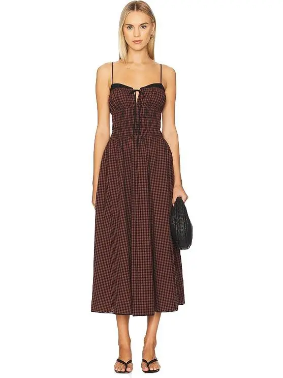 NIA Thomas Dress - Rust
