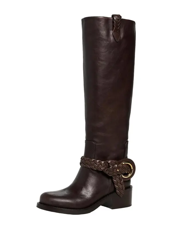 Zimmermann Helix High Boots - Chocolate