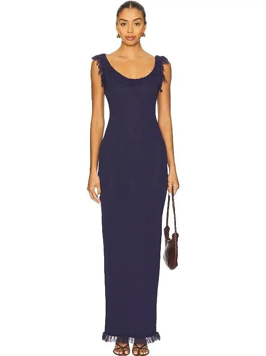 SNDYS Skyler Maxi Dress - Navy