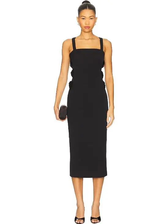 Steve Madden Rene Midi Dress - Black Onyx