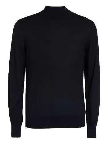 Agnona Cashmere, Wool, And Silk Turtleneck - Blue