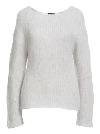 Giorgio Armani Neve Sweater Light Mohair Wool Alpaca Wool - Grey