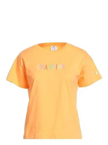 Champion Printed Cotton T-shirt - Mandarin
