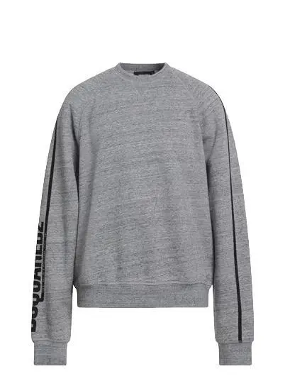 Dsquared2 Cotton Fleece Sweatshirt With Logo - Grey