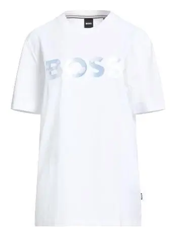 BOSS T-shirt In Cotton Jersey - White