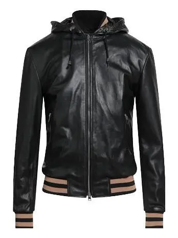 STREET LEATHERS Leather Jacket - Black