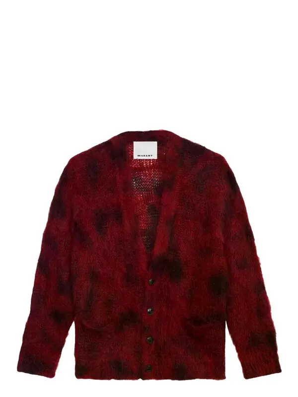 MARANT Mahel V-neck Cardigan - Red