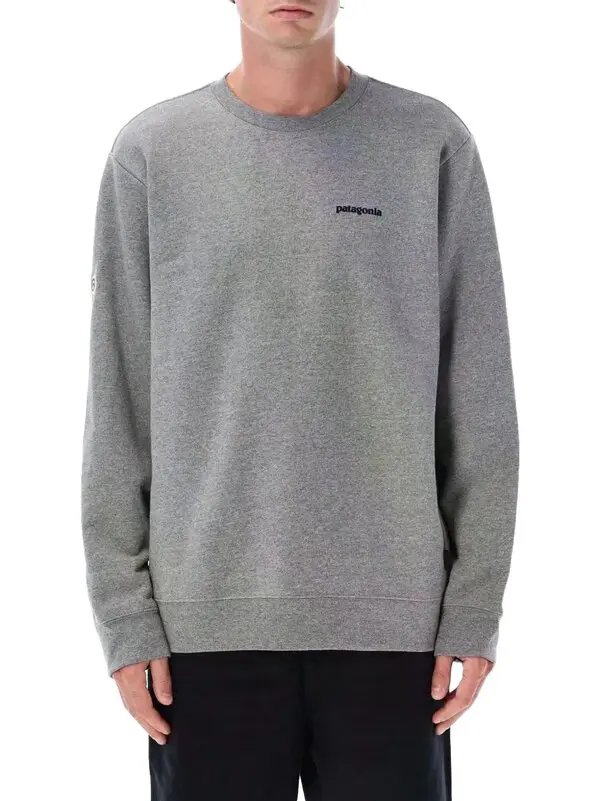Patagonia Fitz Roy Icon Crew-neck Sweatshirt - Grey