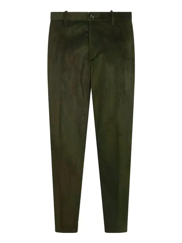 NINE:INTHE:MORNING Corduroy Straight-leg Trousers - Green