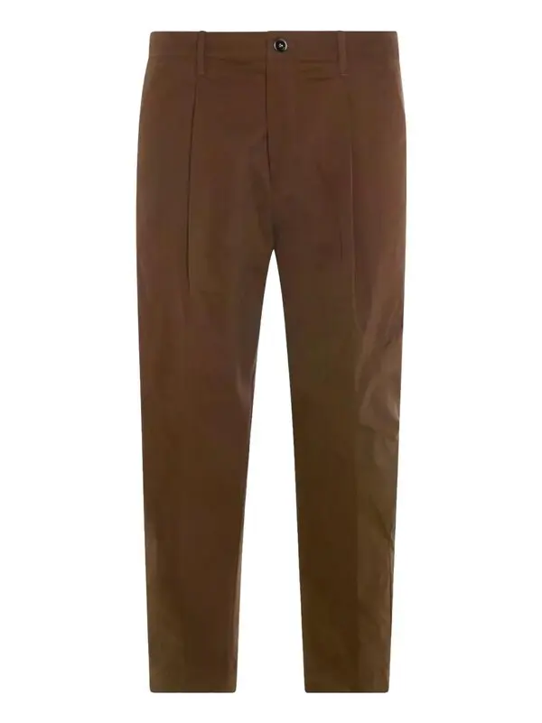 NINE:INTHE:MORNING Straight-leg Trousers - Brown