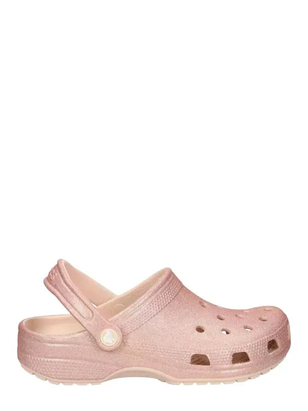 CROCS Glitter Clog Sandals - Pink