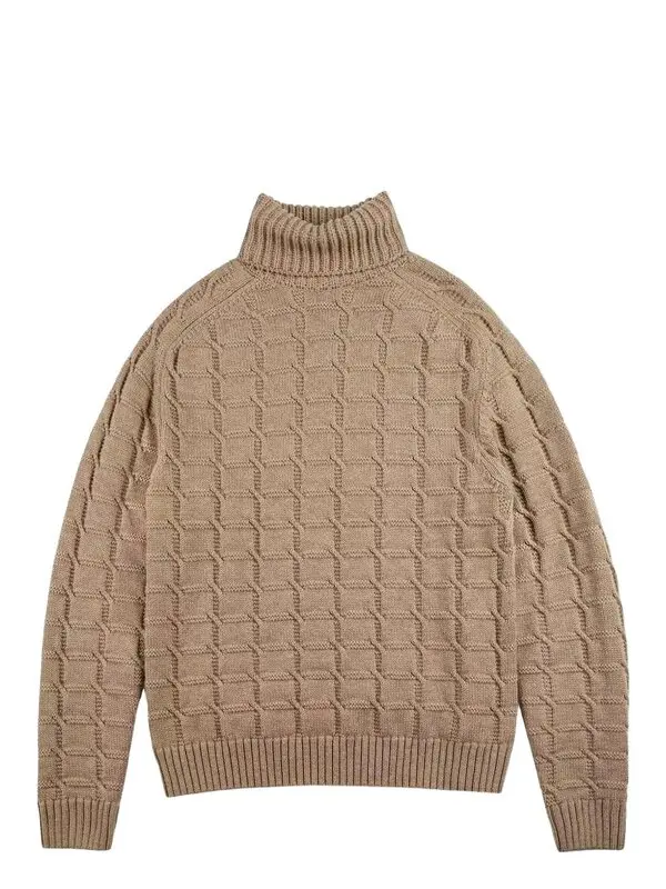 ZANONE Cable-knit Wool Sweater - Brown