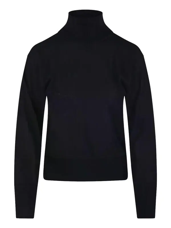 DANIELE FIESOLI Turtleneck Ribbed Knit - Blue
