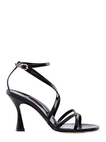Marion Parke Lottie 85 Nappa Sandals - Black