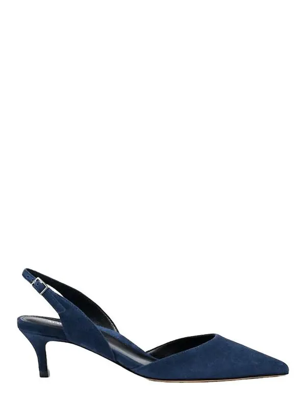 Marion Parke Classic Slingback 45 Pumps - Navy