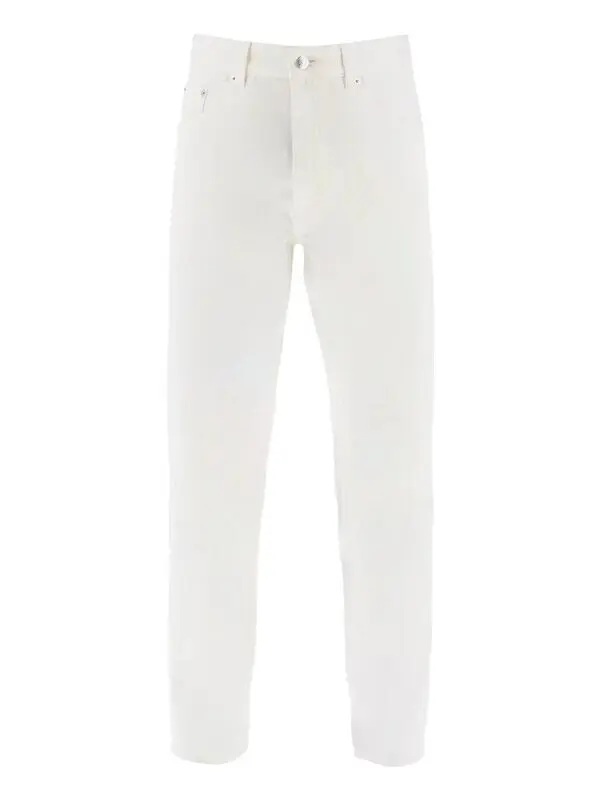 Maison Kitsuné Straight-leg Jeans - White