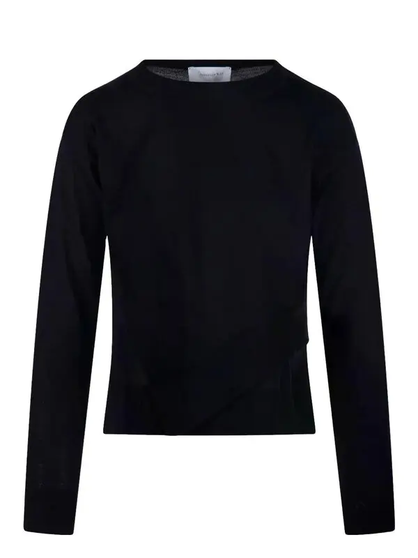 DANIELE FIESOLI Asymmetric Draped Sweater - Black