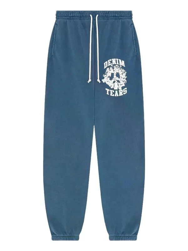 DENIM TEARS University Logo Track Pants - Blue
