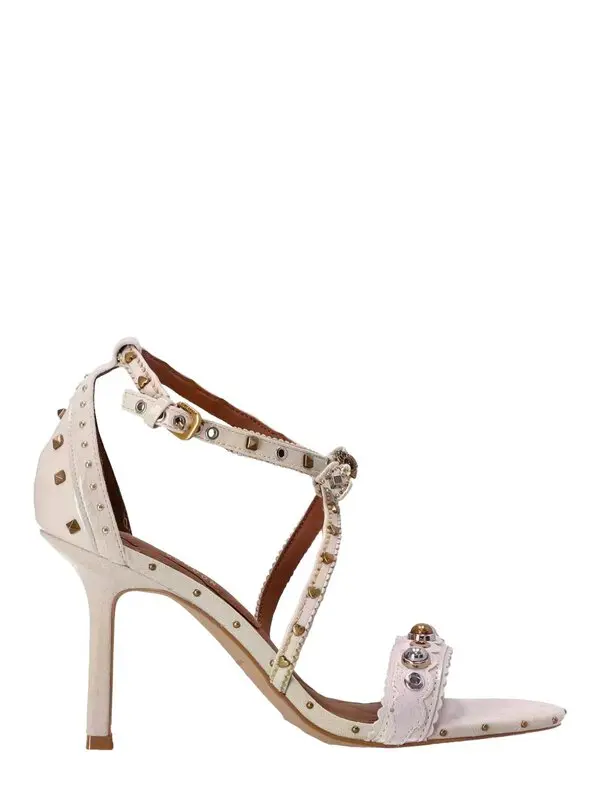 Kurt Geiger Mini Bow Eyelet-embellished Sandals - Neutrals