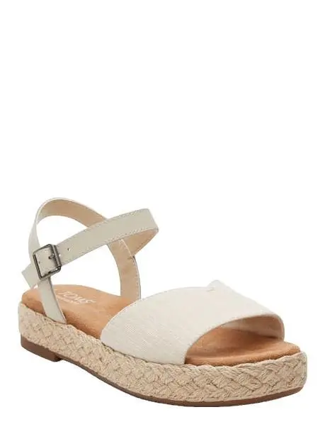 Toms Espadrille Flatform Sandal - Natural