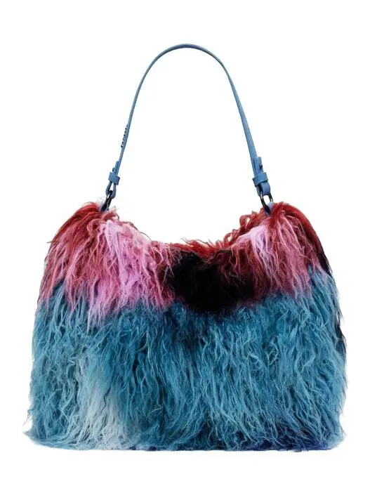 Desigual Fluffy Tote Bag - Blue